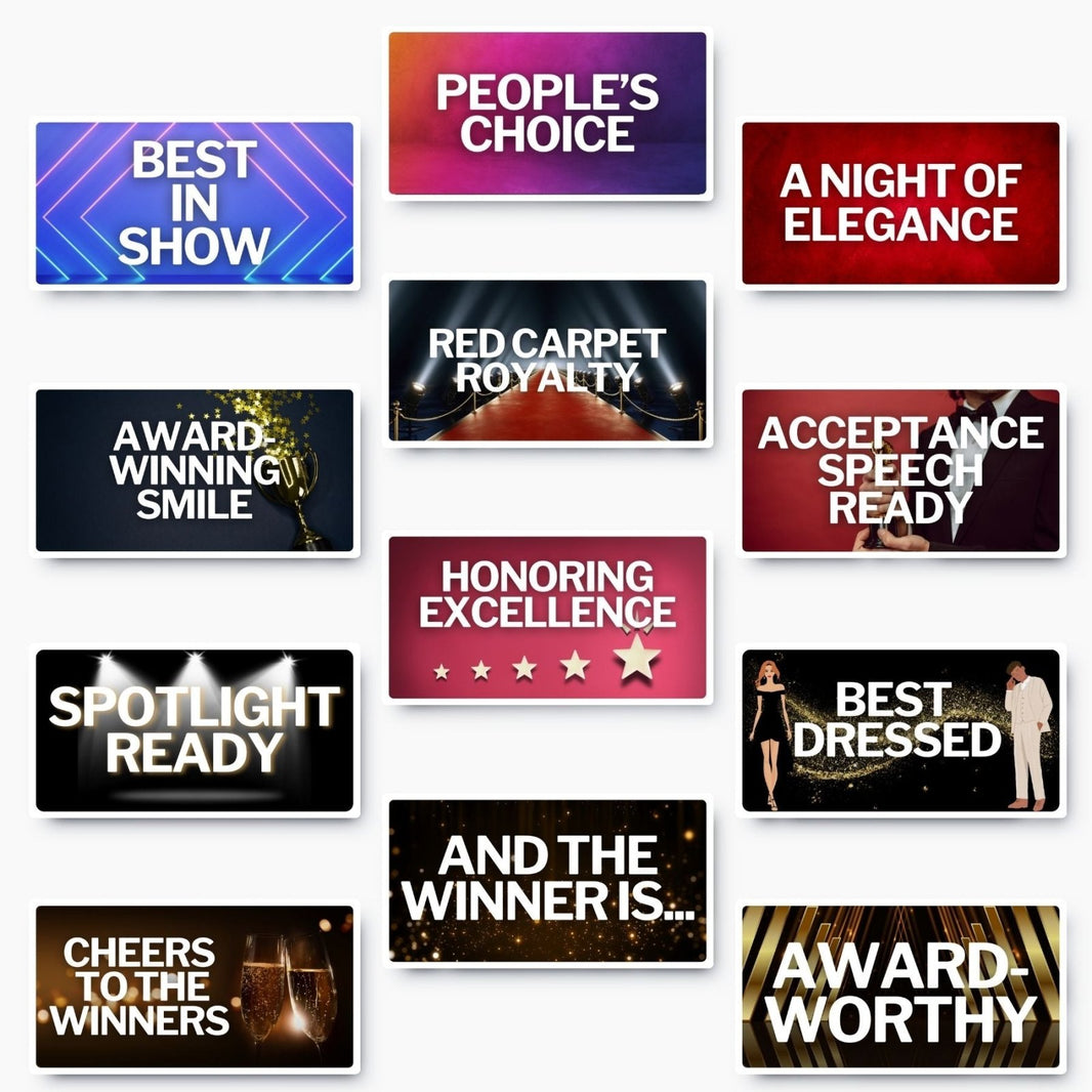 Photo booth Prop Signs – Photobooth Décor